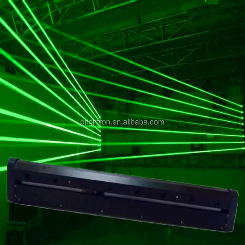 Red Green Blue Moving Beam Laser Light LED DMX Dj Beam Bar 6 Eyes