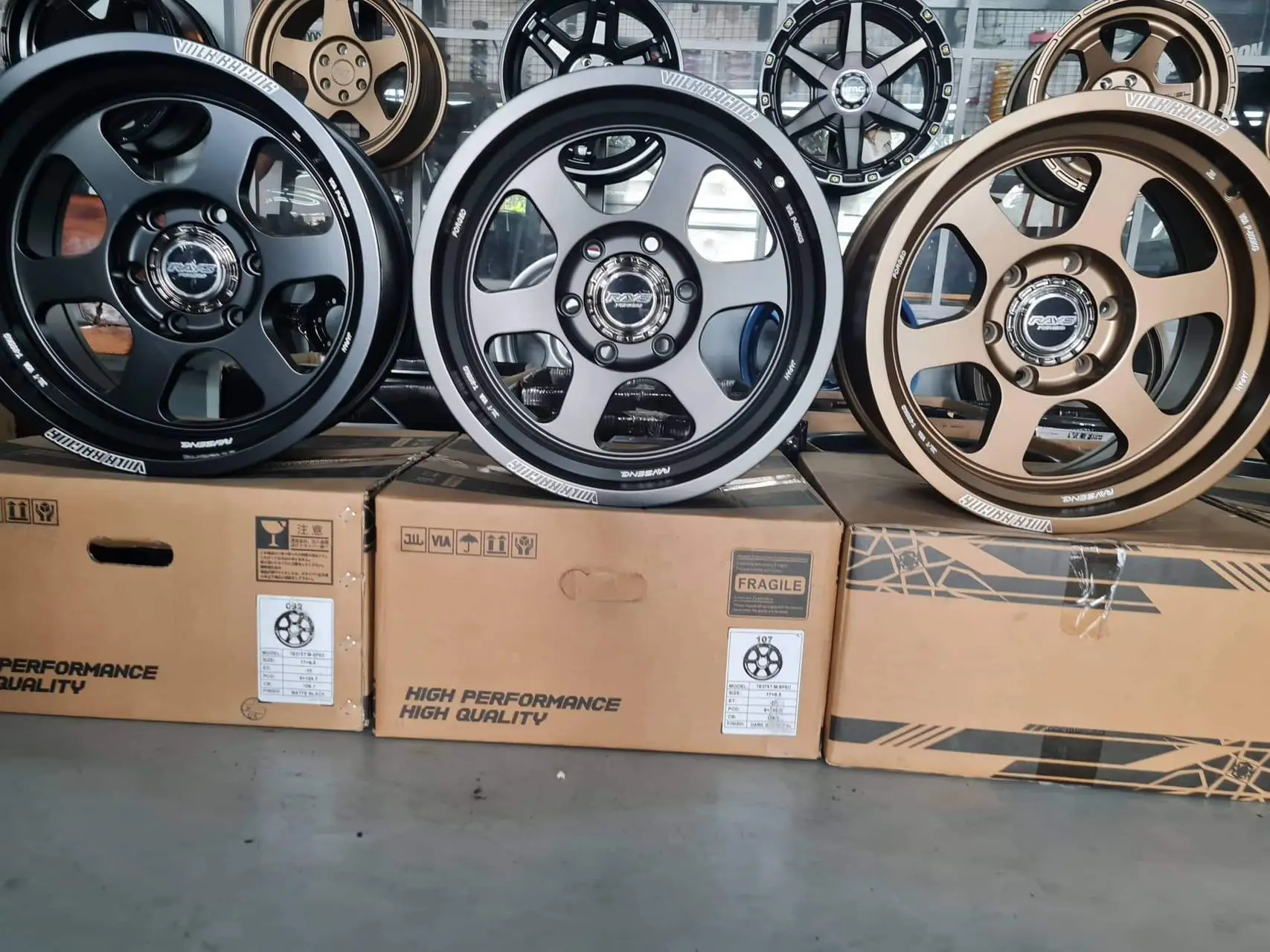 Alloy Wheels Mags Modified Auto Parts Rims Fit For Sedan Car 15 16 17 ...