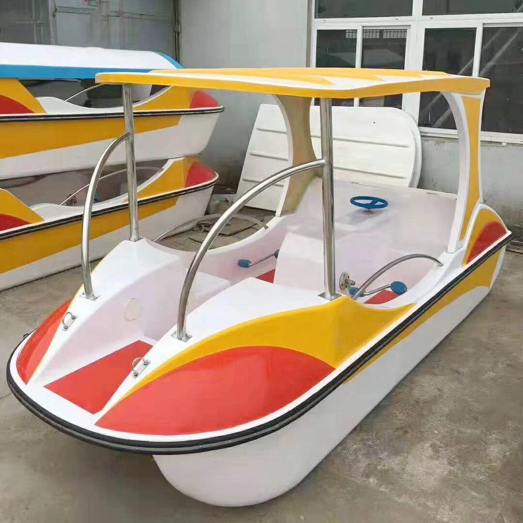 New Design Fiberglass Water Pedal Boat For Sale Wholesale Lake Cycle ...