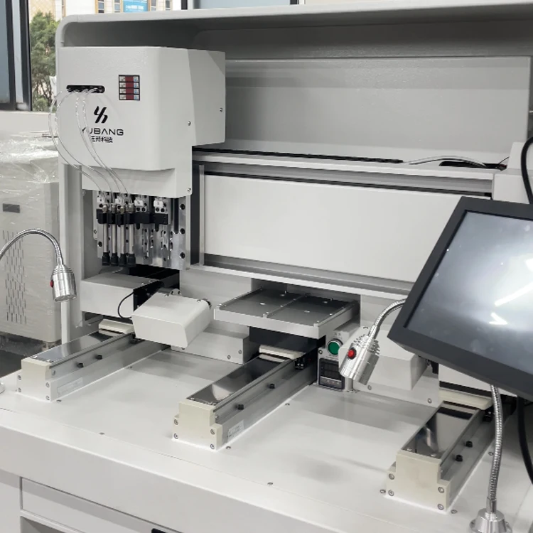 4 Heads Automatic Double Station Jewelry Stone Setting Machine