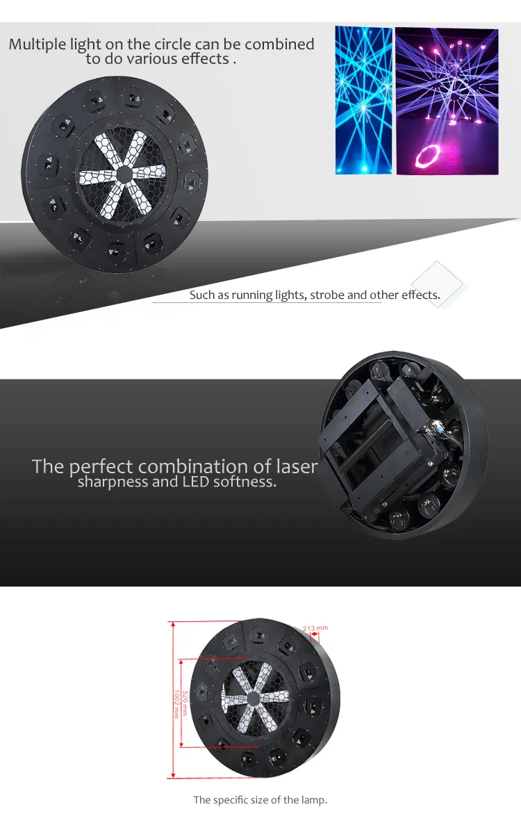 New Disco Laser 3d 24w Programmable Rgb Dmx Beam Dj Laser 12 Eyes Laser ...