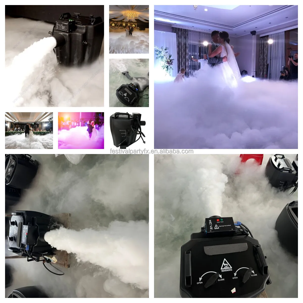3500W Dry Ice Fog Machine for Wedding & Events - Getyourreal