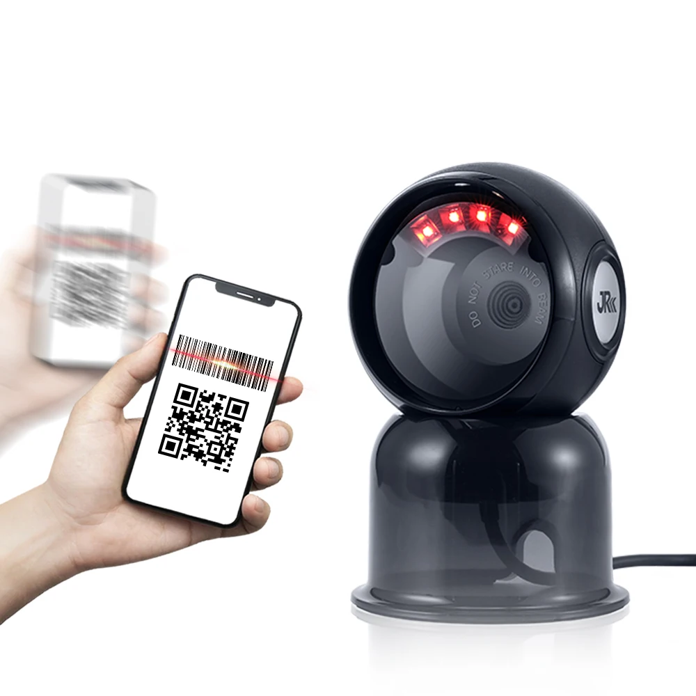 Jr T62 Qr 2d Wired Barcode Readerscreen Scanning Auto Inductionscanning ...