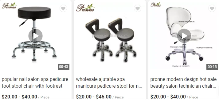 Brand New Adjustable Nail Stool Bar Spa Salon Manicure Pedicure Stools ...