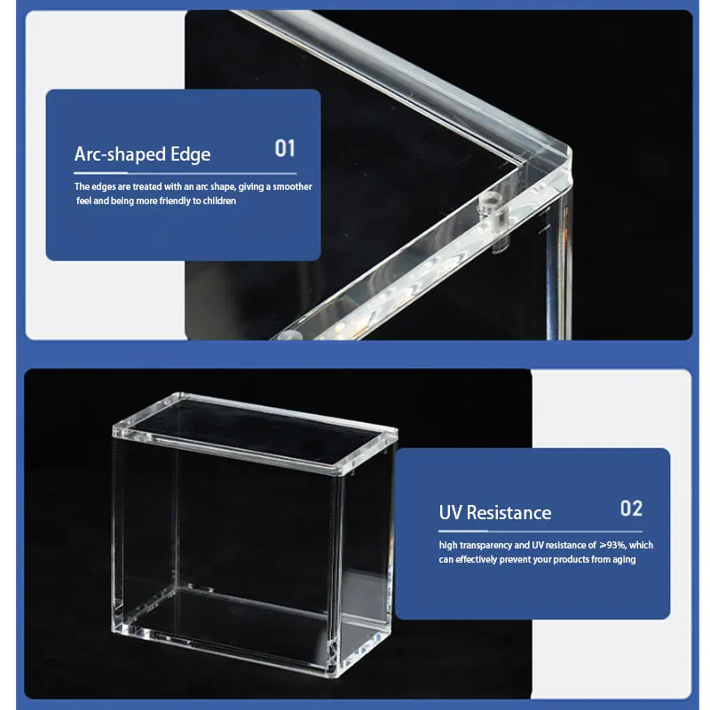 Stackable Acrylic Pokemoned Booster Box Case with Magnetic Lid ...