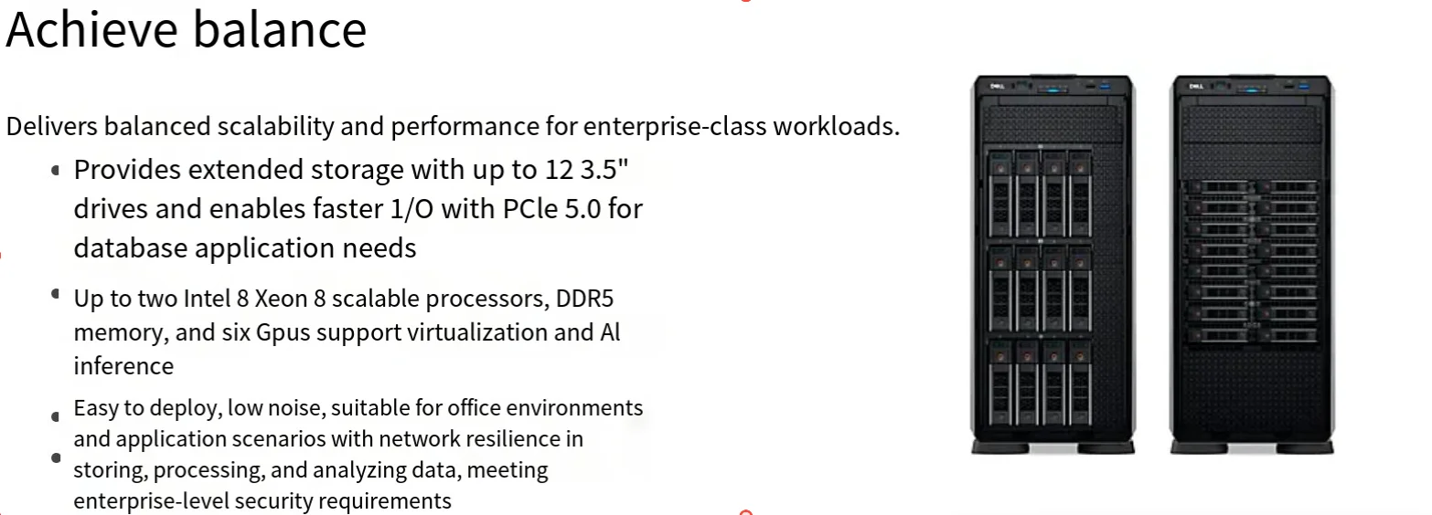 2023 New Production Original Poweredge T560 3rd Generation Intel Xeon ...