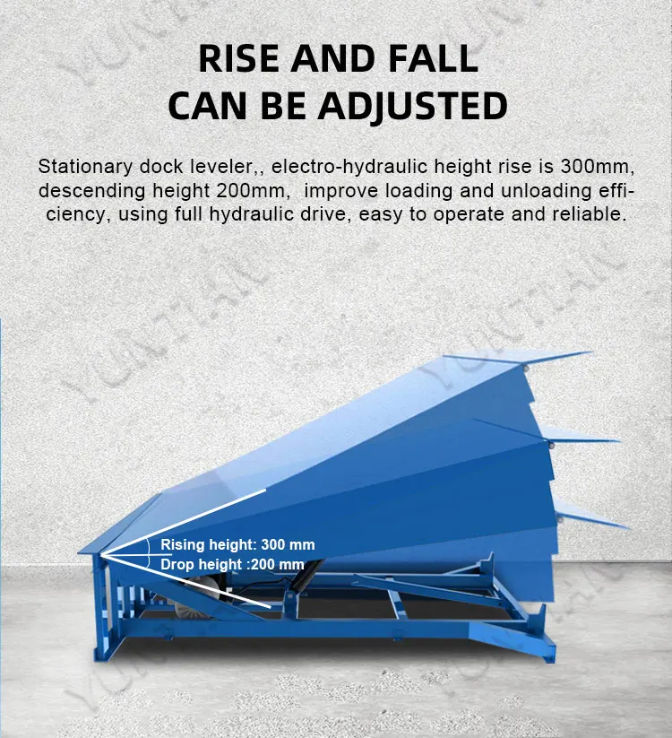 Warehouse Steel Fixed Loading Leveler Dock Ramp Hydraulic Container ...