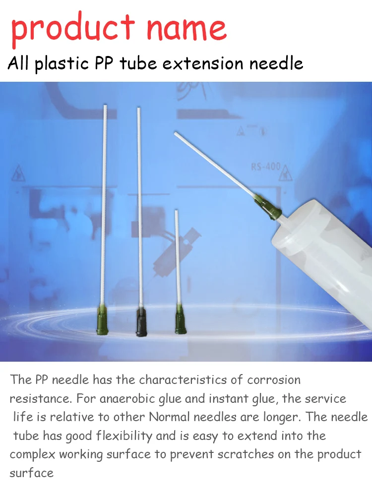 Professional Supply Plastic Dispenser Syringe Needle Pp Lengthened ...