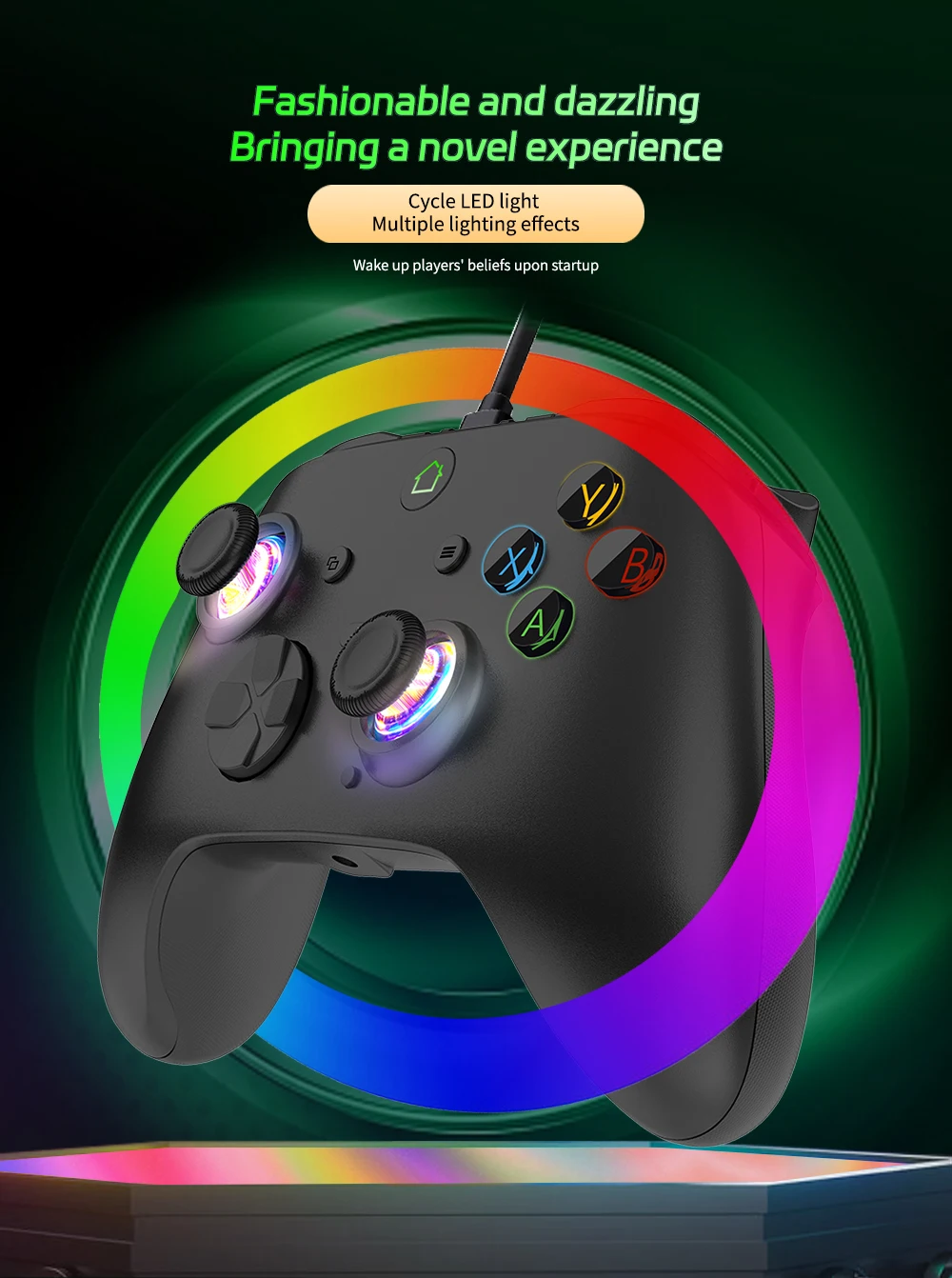 TGZ Gamepad - High Quality Wired Controller for Xbox & PC