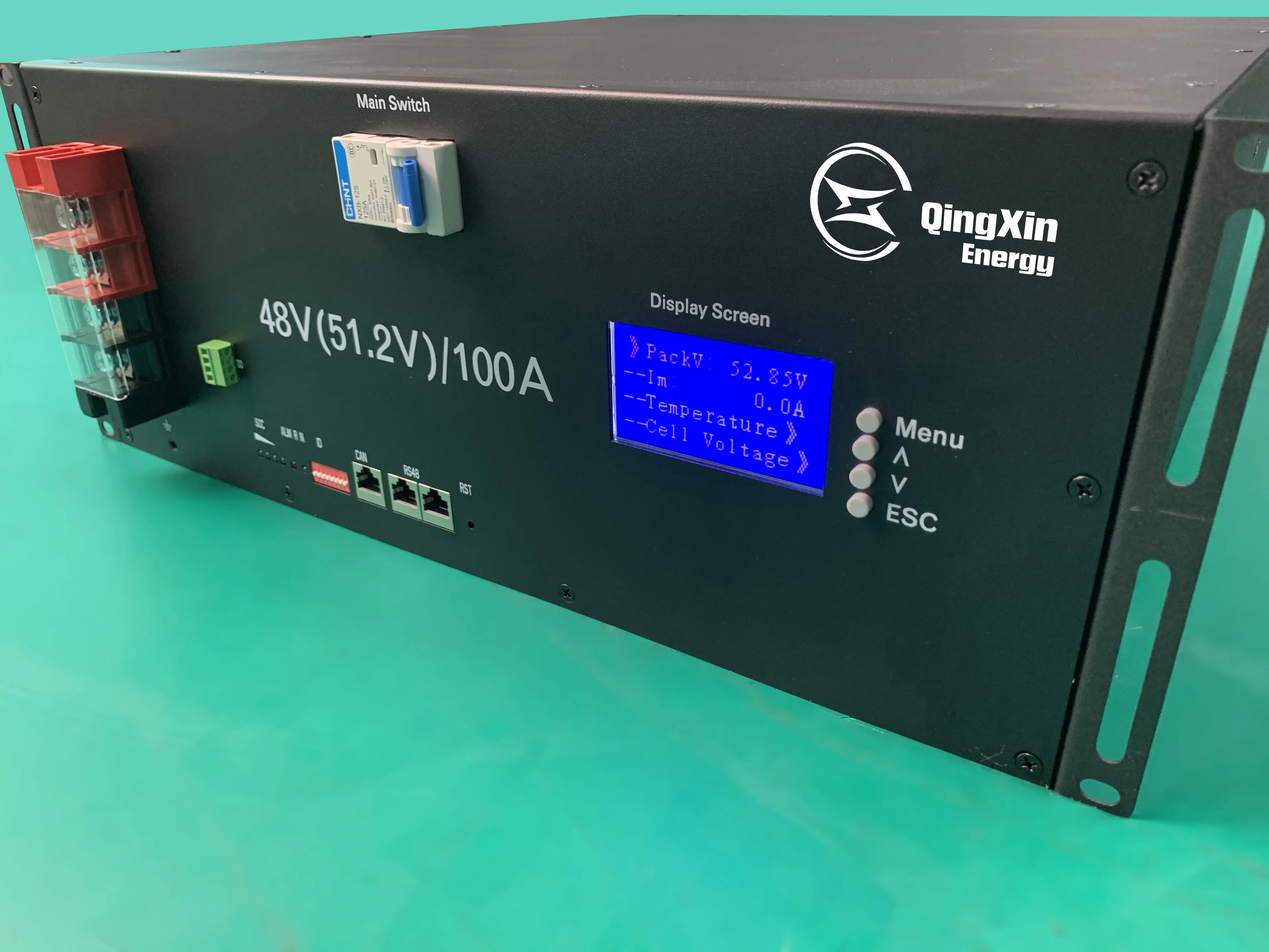 Rechargeable Energy Storage 48v 100ah Battery Box Lifepo4 Lithium Ion ...