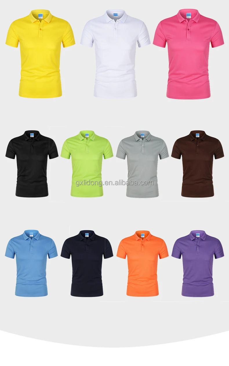 Shop Our Dry Fit 100% Polyester T Shirts - Custom Golf Polo Shirts