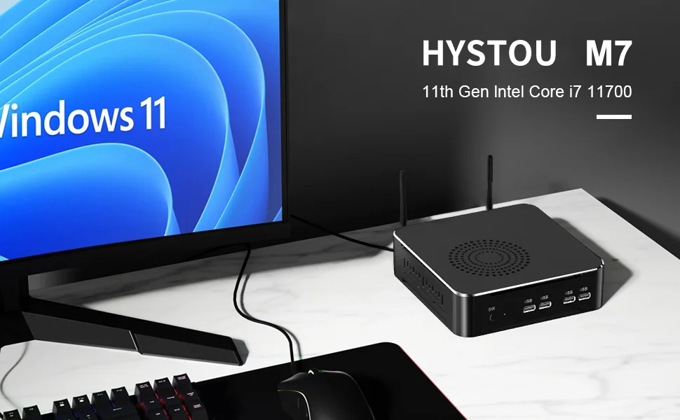 Mini Gaming PC Intel Core I7 64GB DDR4 4K-Powerful Processor All-Day ...