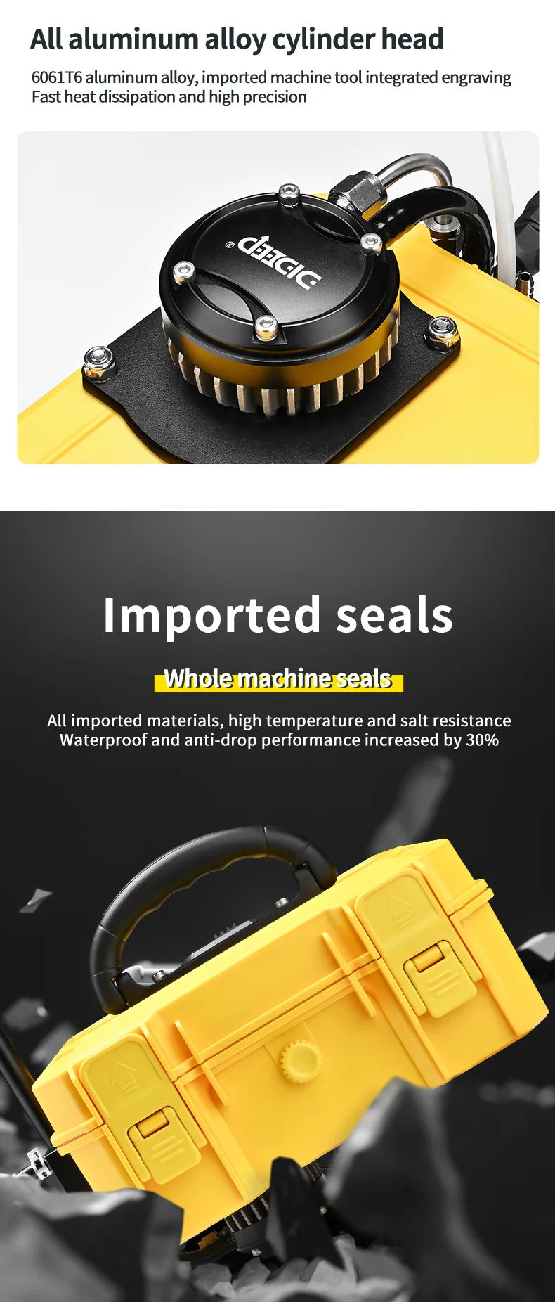 Customized Portable Floating Dive Hookah Diving Compressor