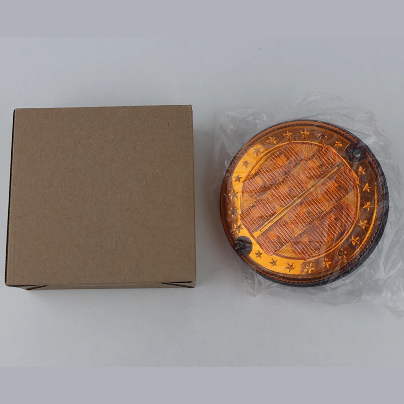 Round Bus Led Tail Lights Bus Parts Accessories For Coach Bus Truck Van ...