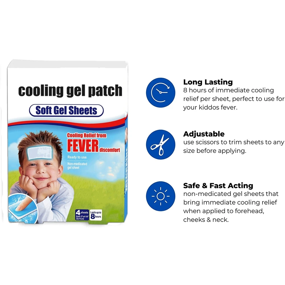 Custom Oem Fever Reducer Patch Fever Forehead Patch Fever Patch For ...