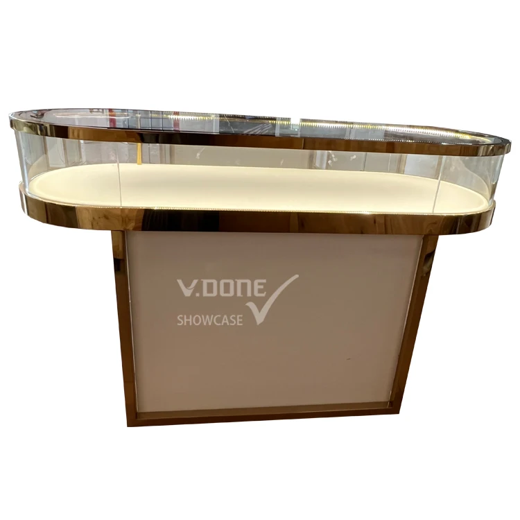 Custom Modern Jewelry Counter Top Showcase Display Cabinet Fashion ...