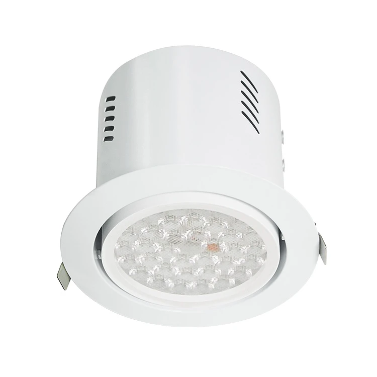 Jewelry Showcase Rotating Led Light 5/6 Inch White Retrofit Led ...