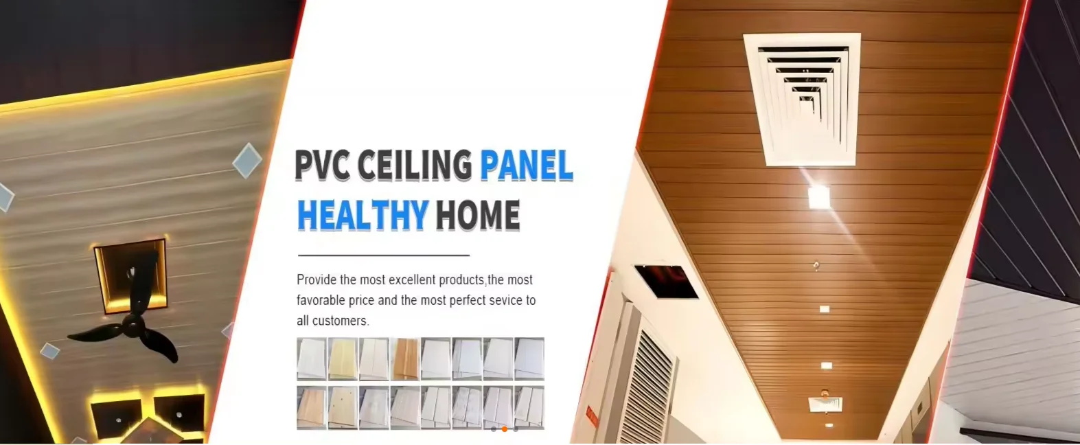 Polygreen PVC Ceiling Panels - Durable, Waterproof & Stylish