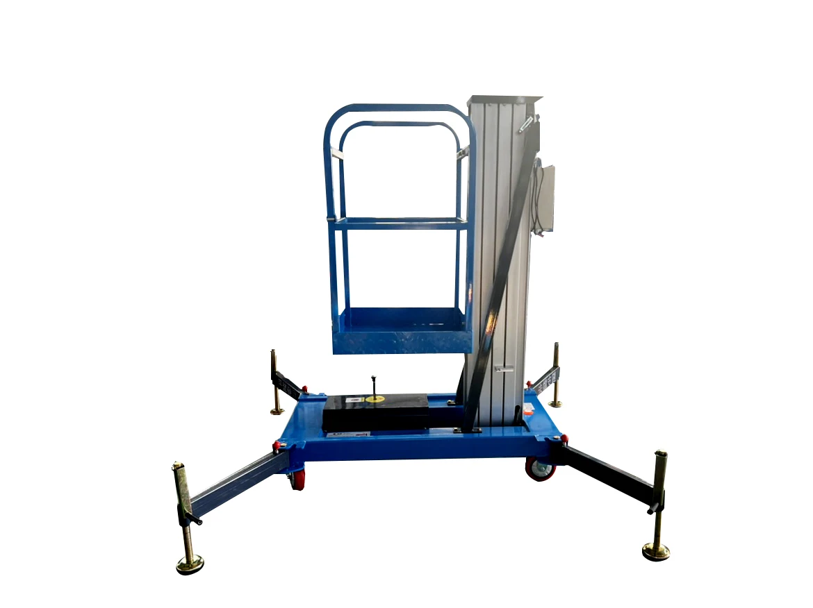 Bgjx Manual Single Mast Lift Aerial Lift Single Person Aluminum Alloy ...