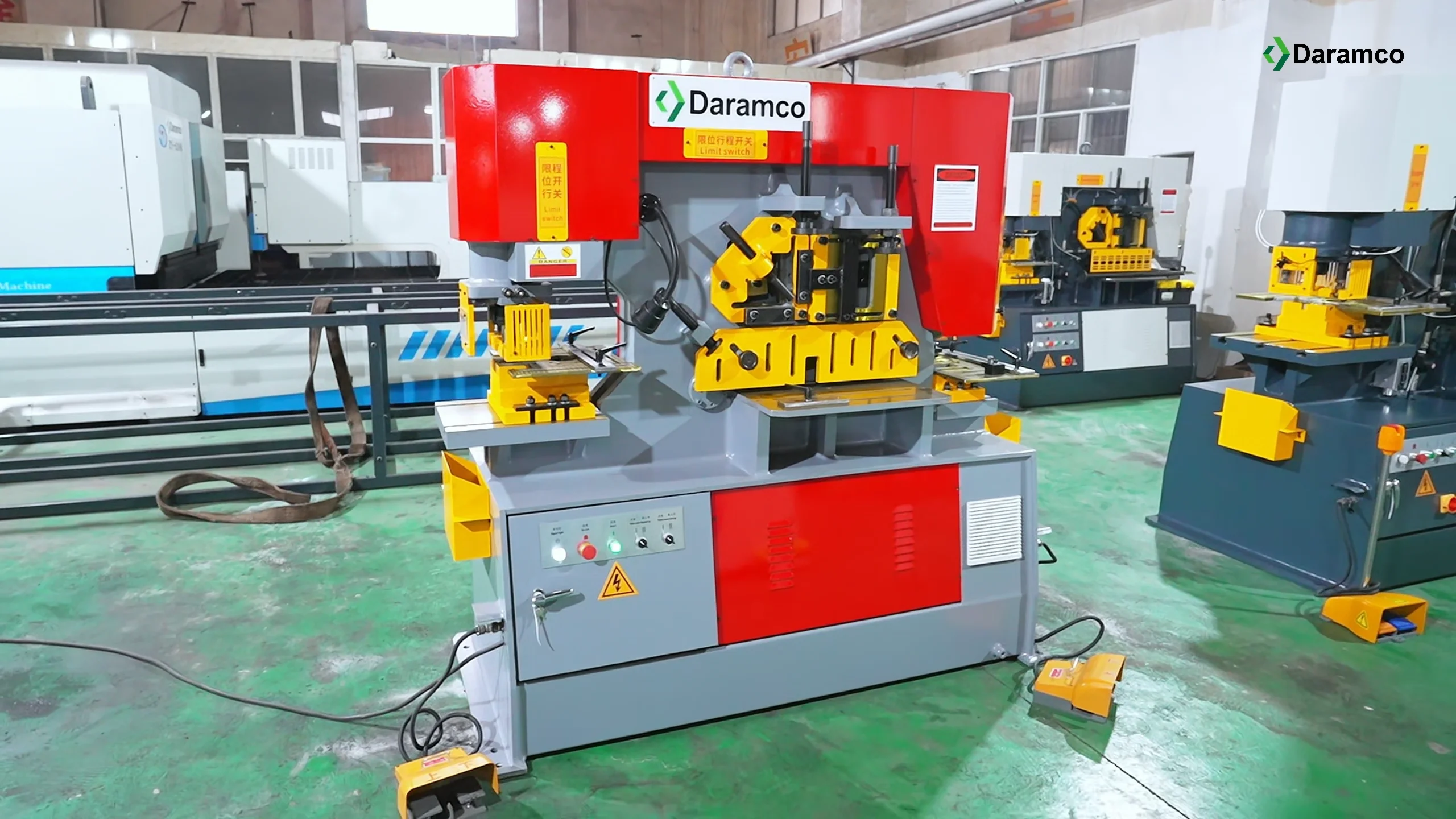 Daramco Q35y-20e Iron Worker Ironworker Hydraulic Combined Punching ...
