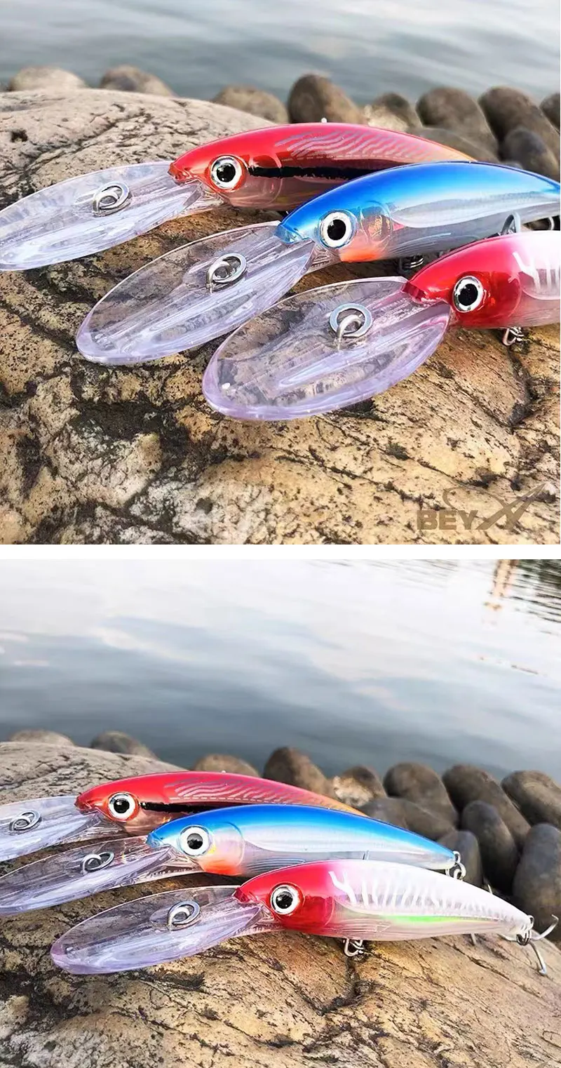 2022 New Artificial Fishing Tackle 46g 140mm Deep Diving Long Lip ...