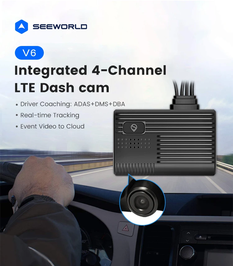 4g Lte 4 Channel Optional Car Vehicle Dual Camera Night Vision Adas ...