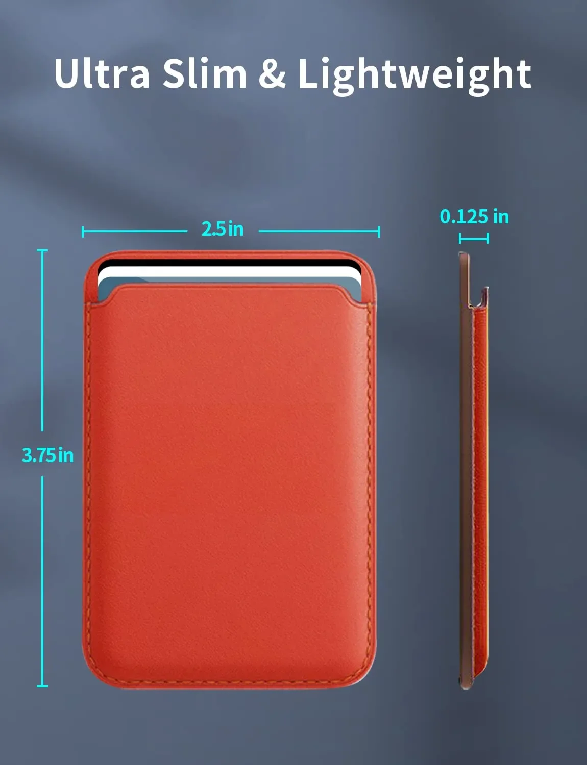 New Arrival Pu Leather Wallet Holder Mag Safe Wallets Phone Case Card ...