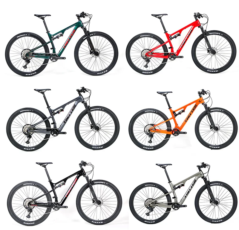 29er Full Suspension Mountain Bike with T900 Carbon Frame