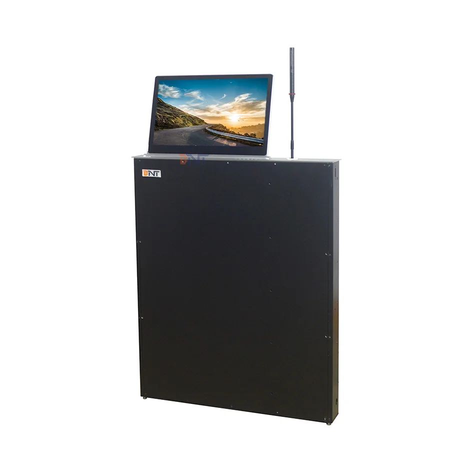 Conference Table Pop up LCD Monitor Lift BNT 17.3