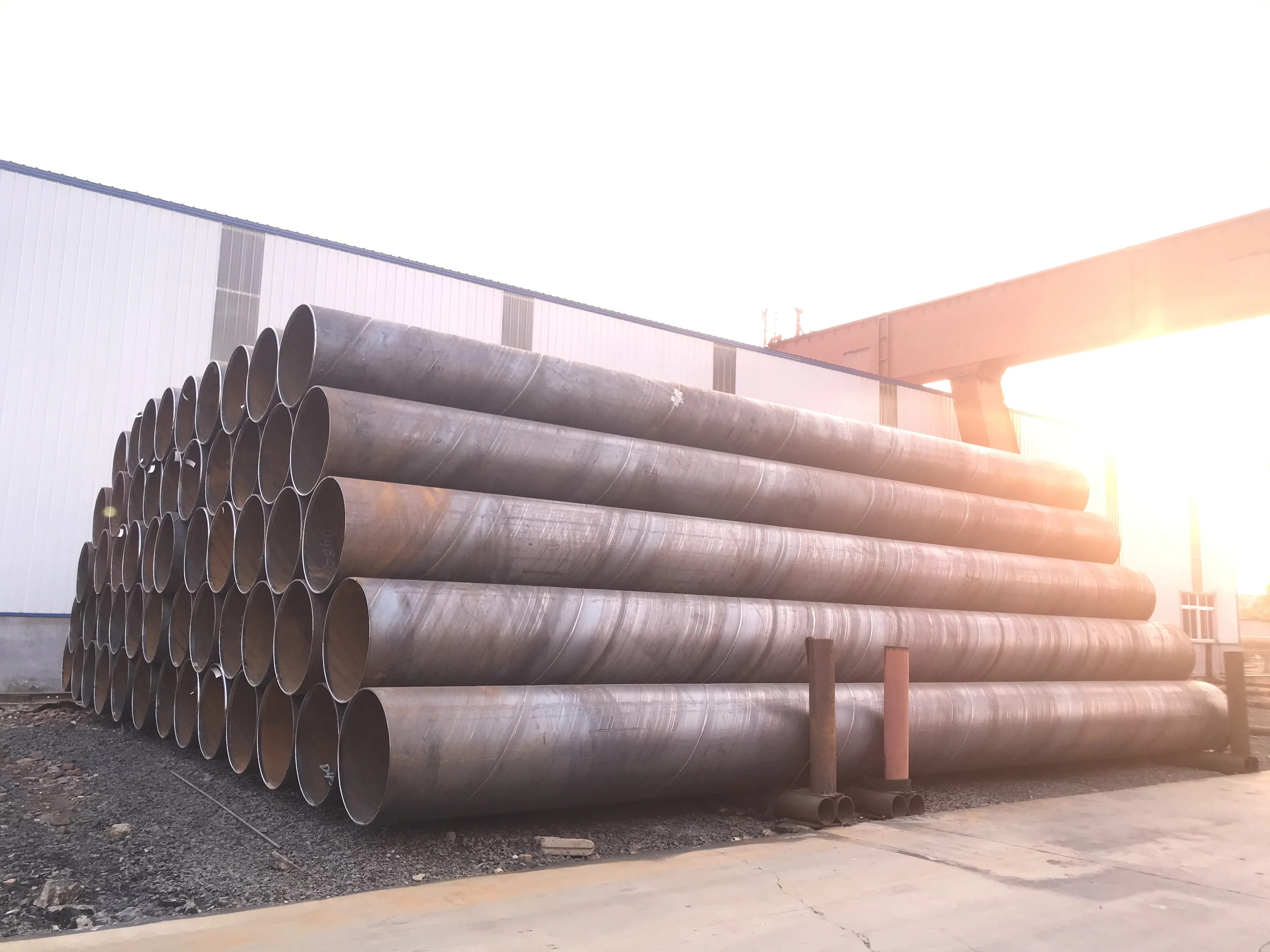 Bunker Underground 8 Foot Diameter Pipe Steel 10mm Ssaw Steel Pipe ...