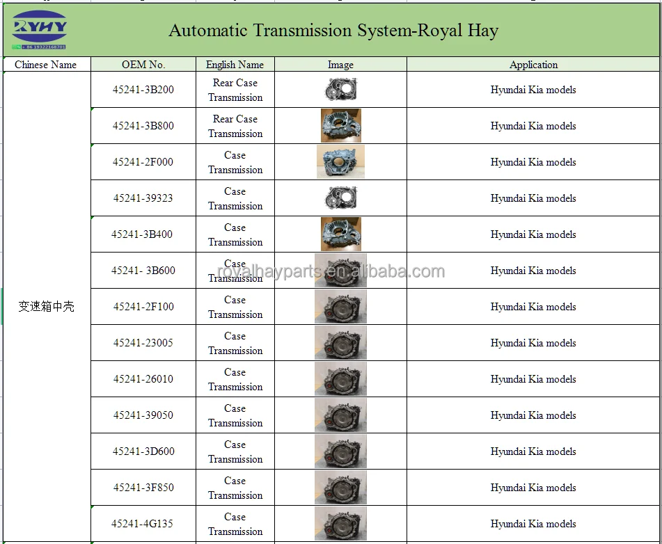 Genuine Transmission Clutch Set 41200-2C101 41200-2D220 for Hyundai ...