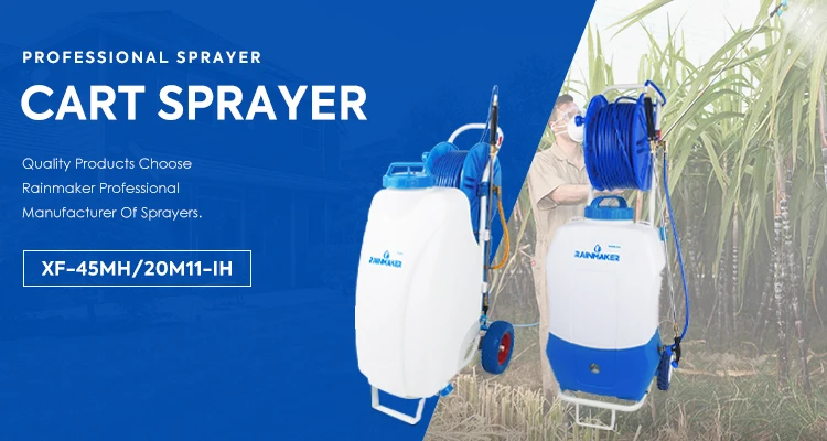 60 Liter Agriculture Electric Power Cart Sprayer with Wheels