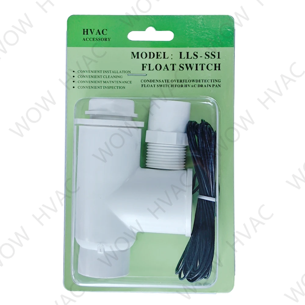 WOW LLS-SS1 Float Switch for HVAC Air Conditioner Drain Pan Condensate ...