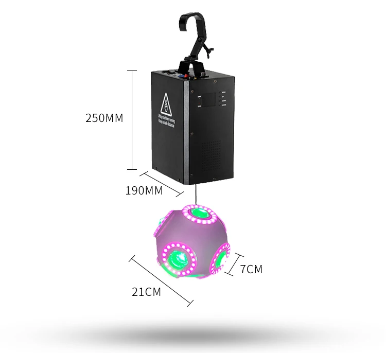 Xlighting Kinetic LED Light Ball - RGB Sphere Lifting Ball