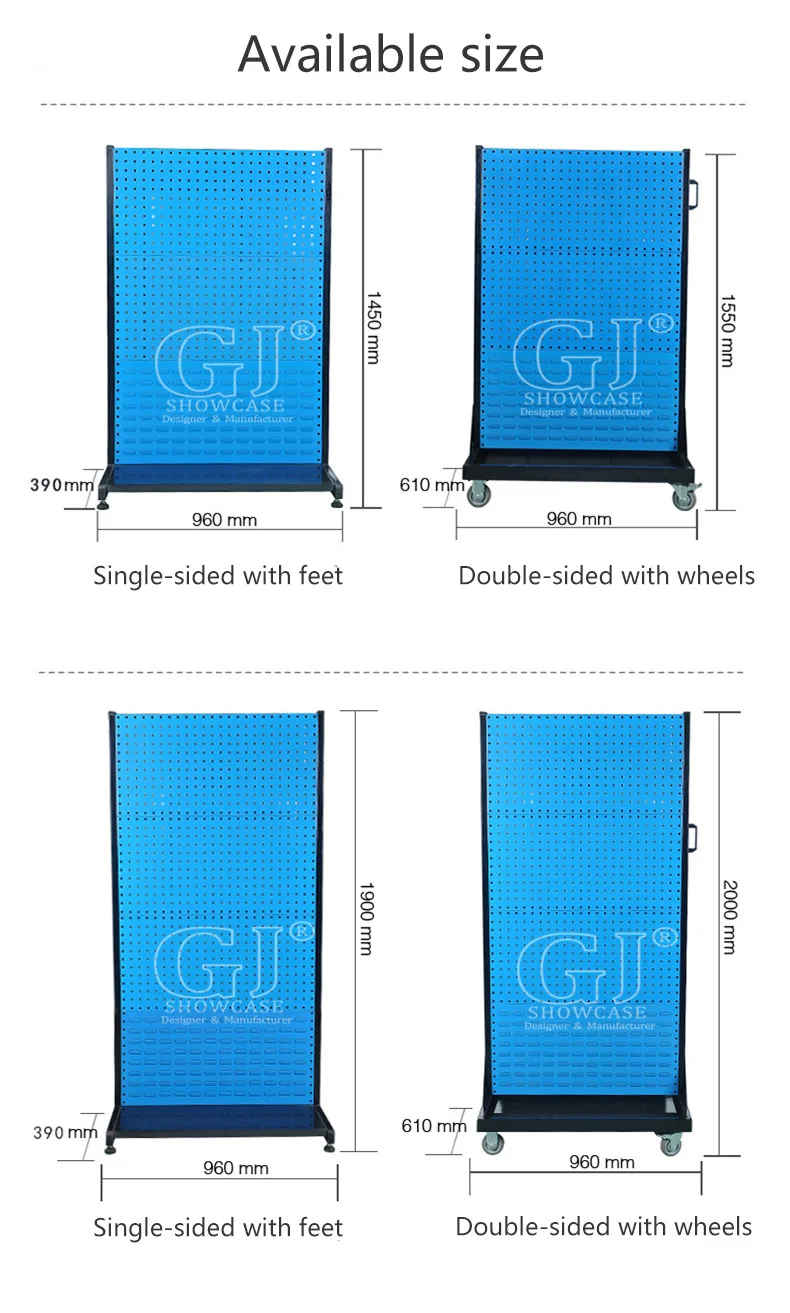 Wholesale Hardware Store Rack Pegboard Metal Display Rack Spare Parts ...