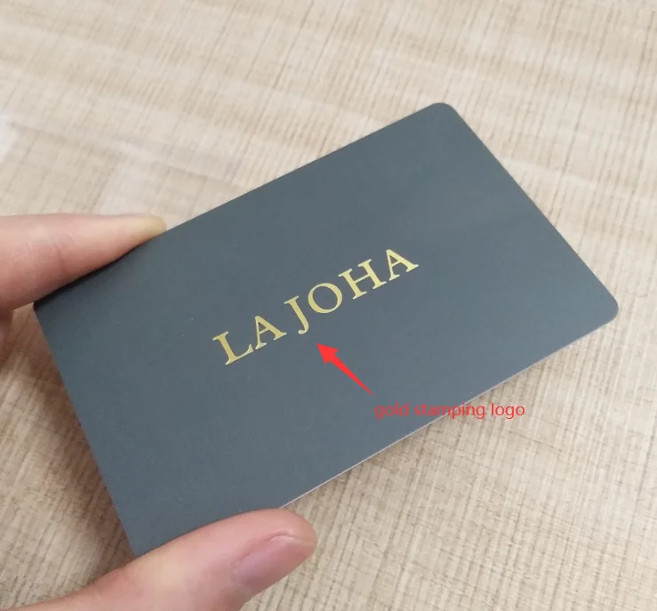 Customize Matte Black Warranty Card with Gold Stamping - Luxurious ...