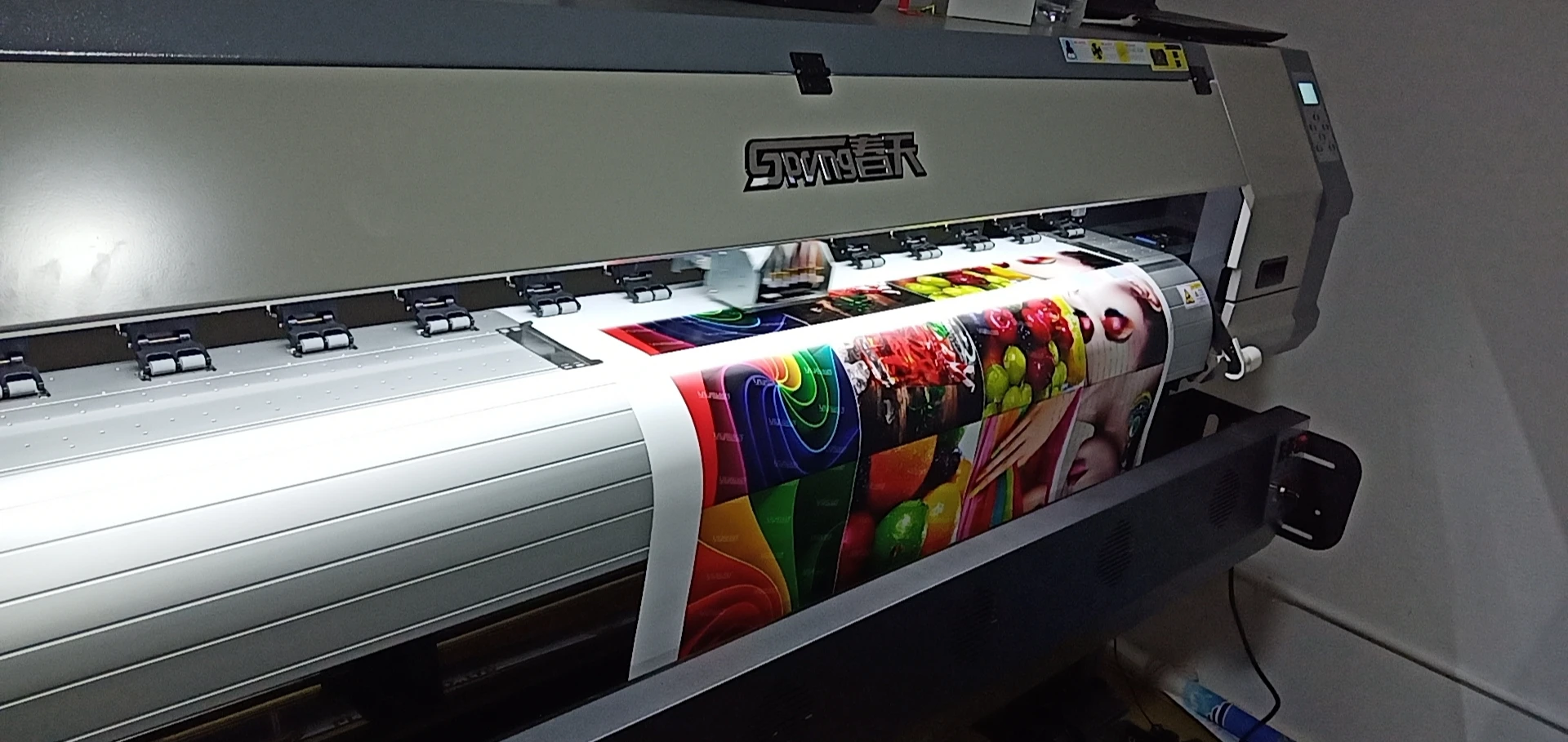 Spring Sp1900 8ft Large Format Printer High Speed Eco Solvent Printer ...