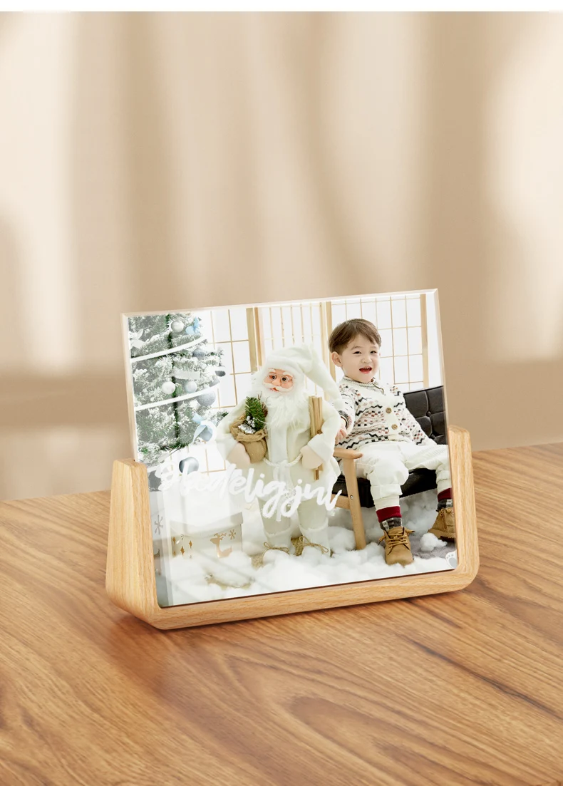 2024 Hot Photo Frame Retail Wholesale Black Walnut Wooden U Frame 6/7/8 ...