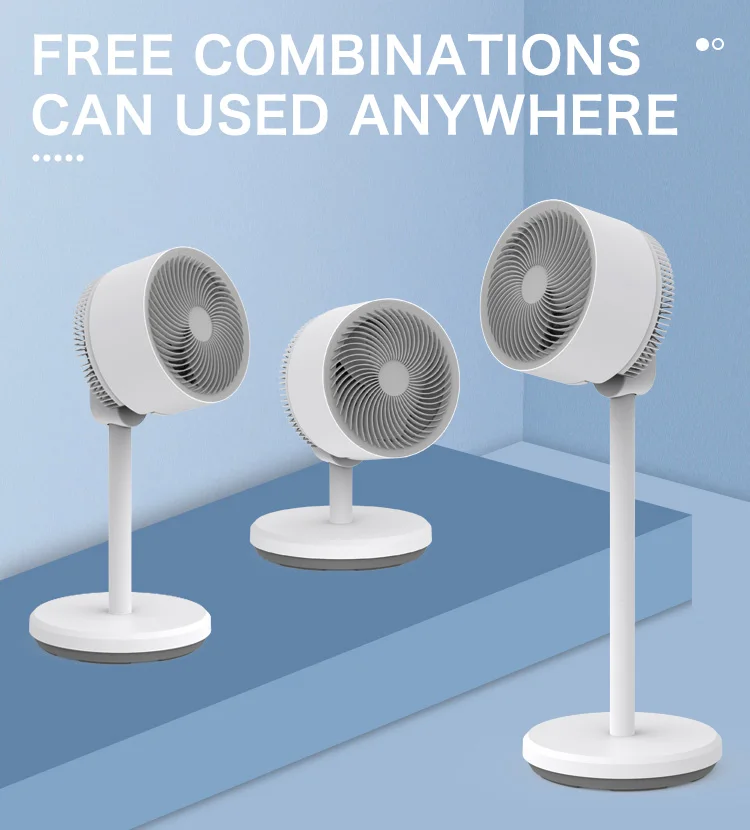 8 Inch 6 Speeds 3D Oscillation 10H Timer 4 Modes Versatile Quiet ...