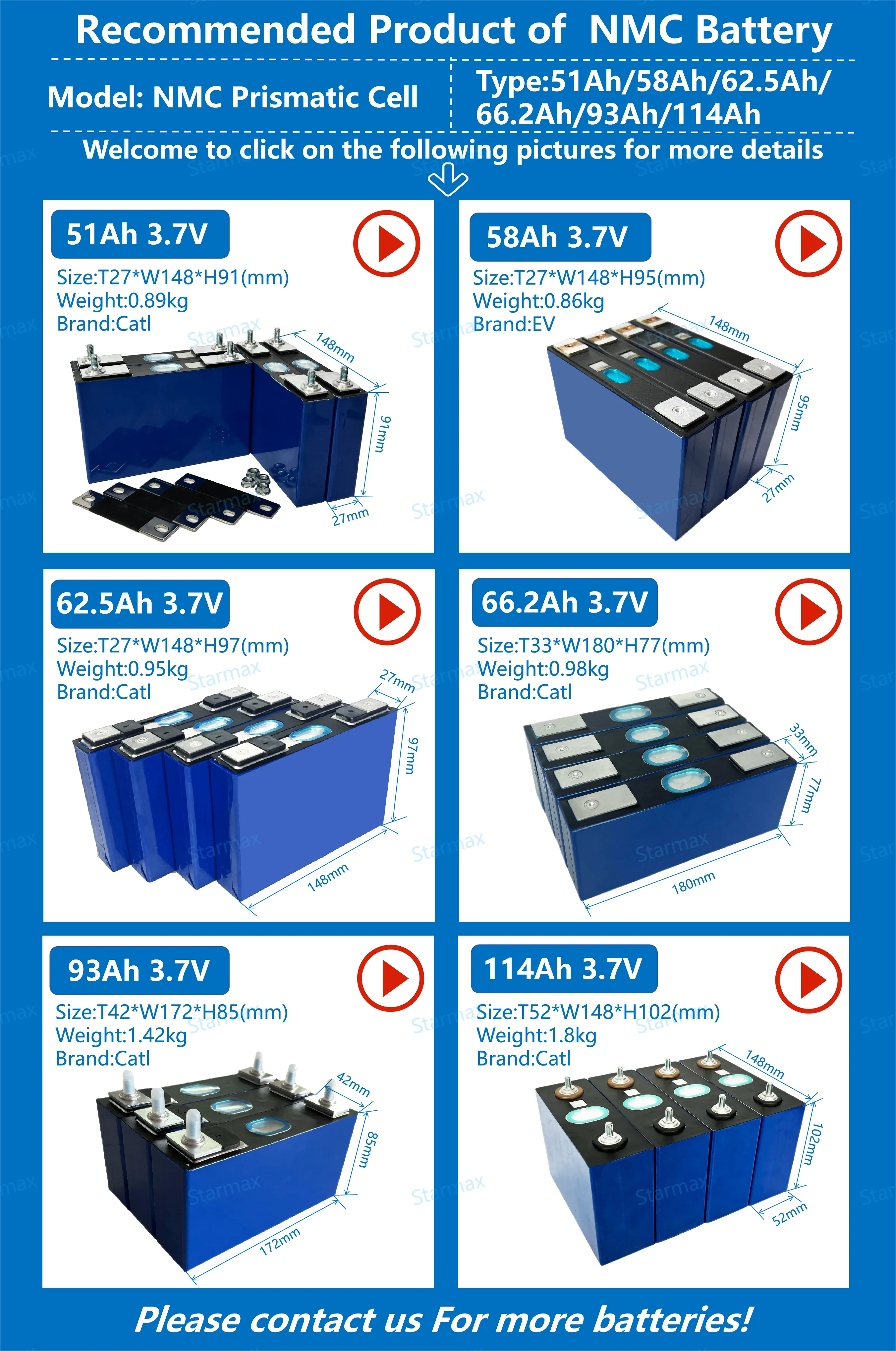 Starmax NMC Battery - High Capacity Lithium Ion Solutions