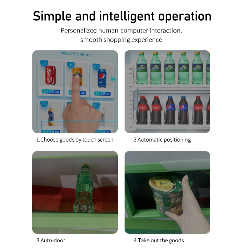 Multiple Commodities Vending Machine Micro Market Vending Machine - Buy ...