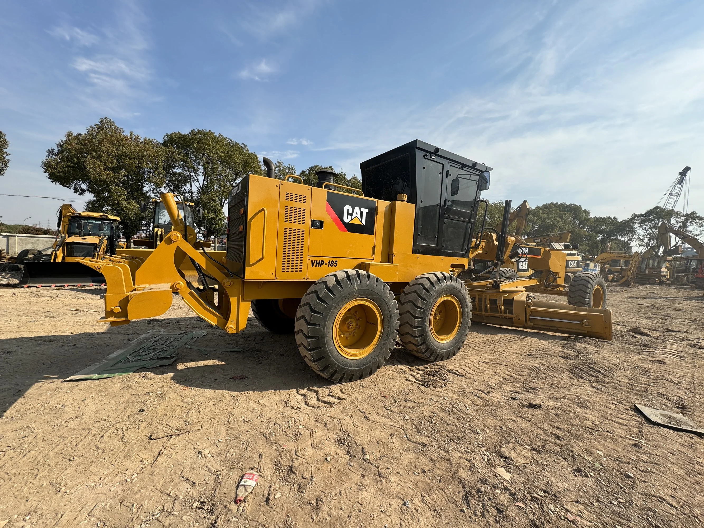 Original Japan Used Cat140h Motor Grader Second Hand Caterpillar Moter ...