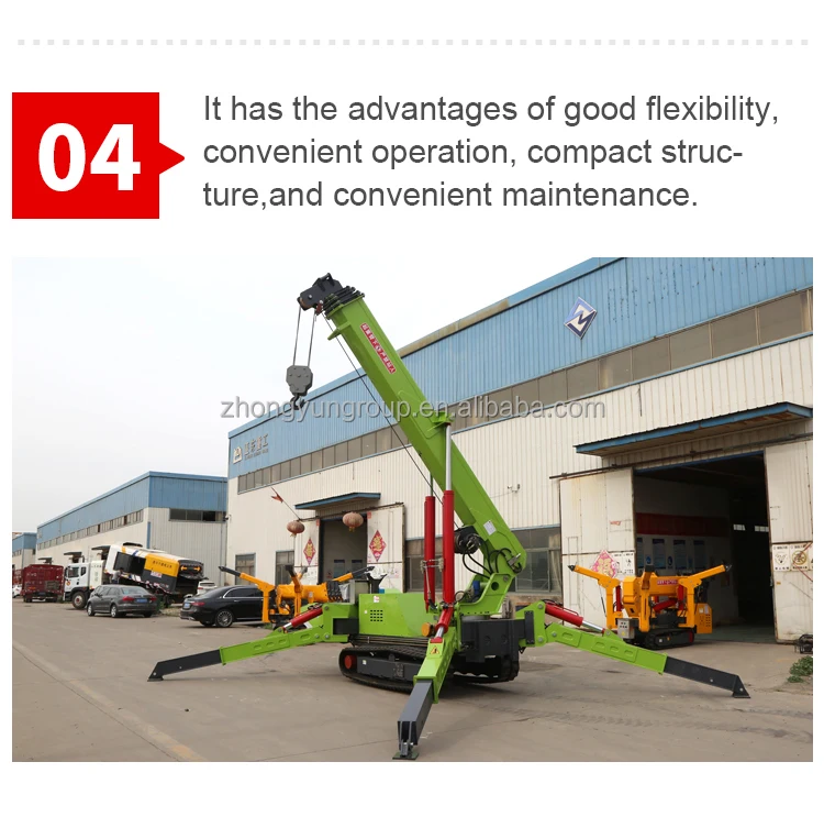 High Quality Spidercrane Crawler Cranes Hydraulic Motor Heavy Spider ...