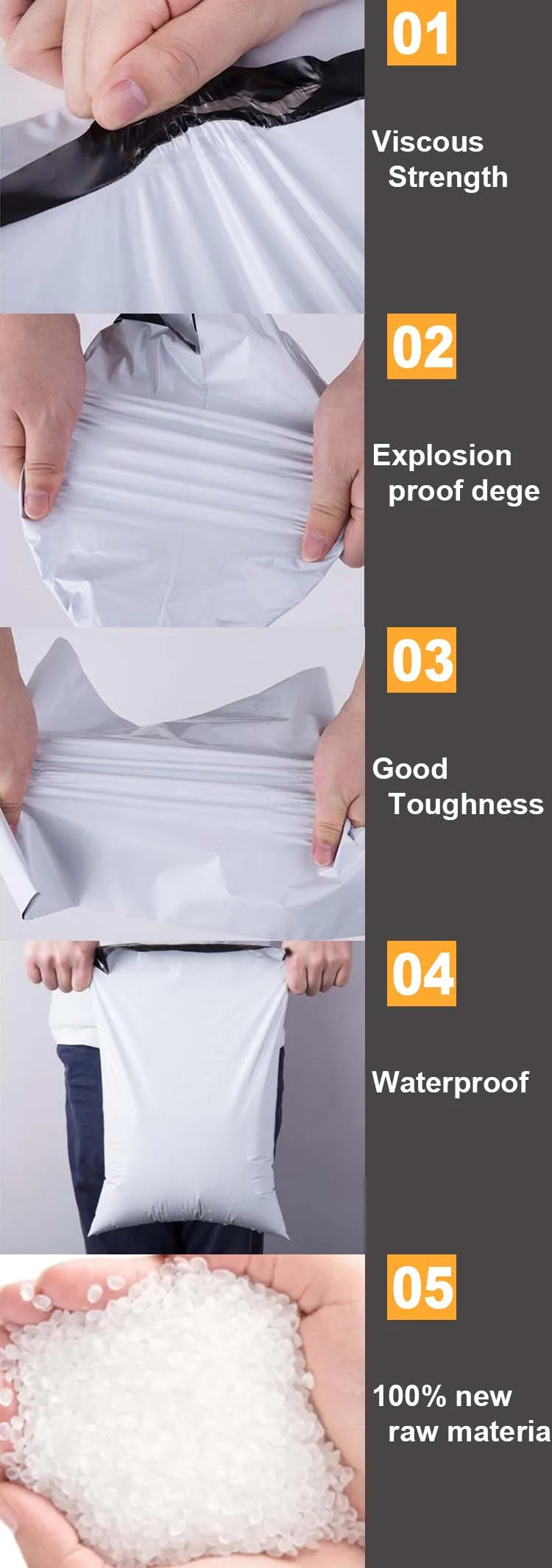 Shipping Supplies Express Envelope Poly Mailer Plastic Courier Clothing ...