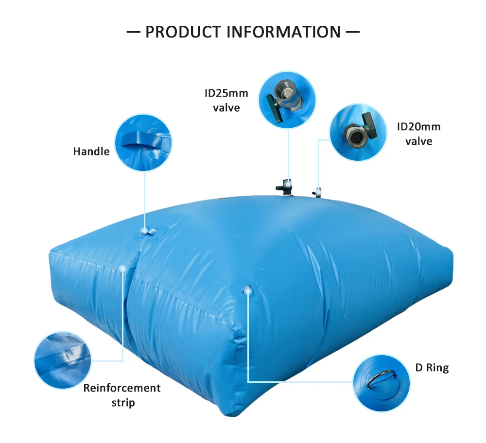 Litong 5000L Pillow Water Storage Bladder - Durable & Versatile