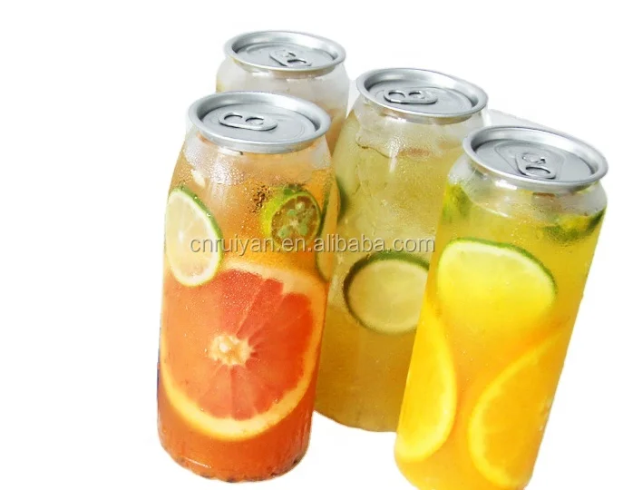 Transparent Pet Can Beverage Plastic Can Bottles Empty Pet Bottles With ...