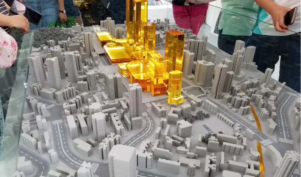 Professional Architectural Scale Building Model Custom Scale Led ...