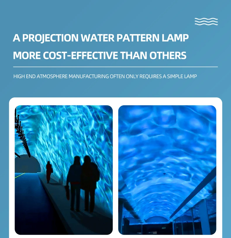 80w Waterproof LED Seawater Ripple Lamp - Durable Lighting