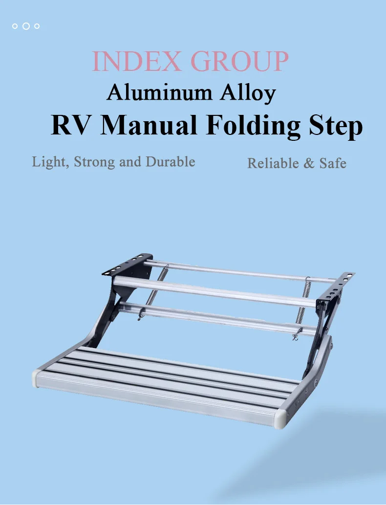 High Tensile Aluminum Alloy Motorhome Steps RV Folding Step Caravan ...