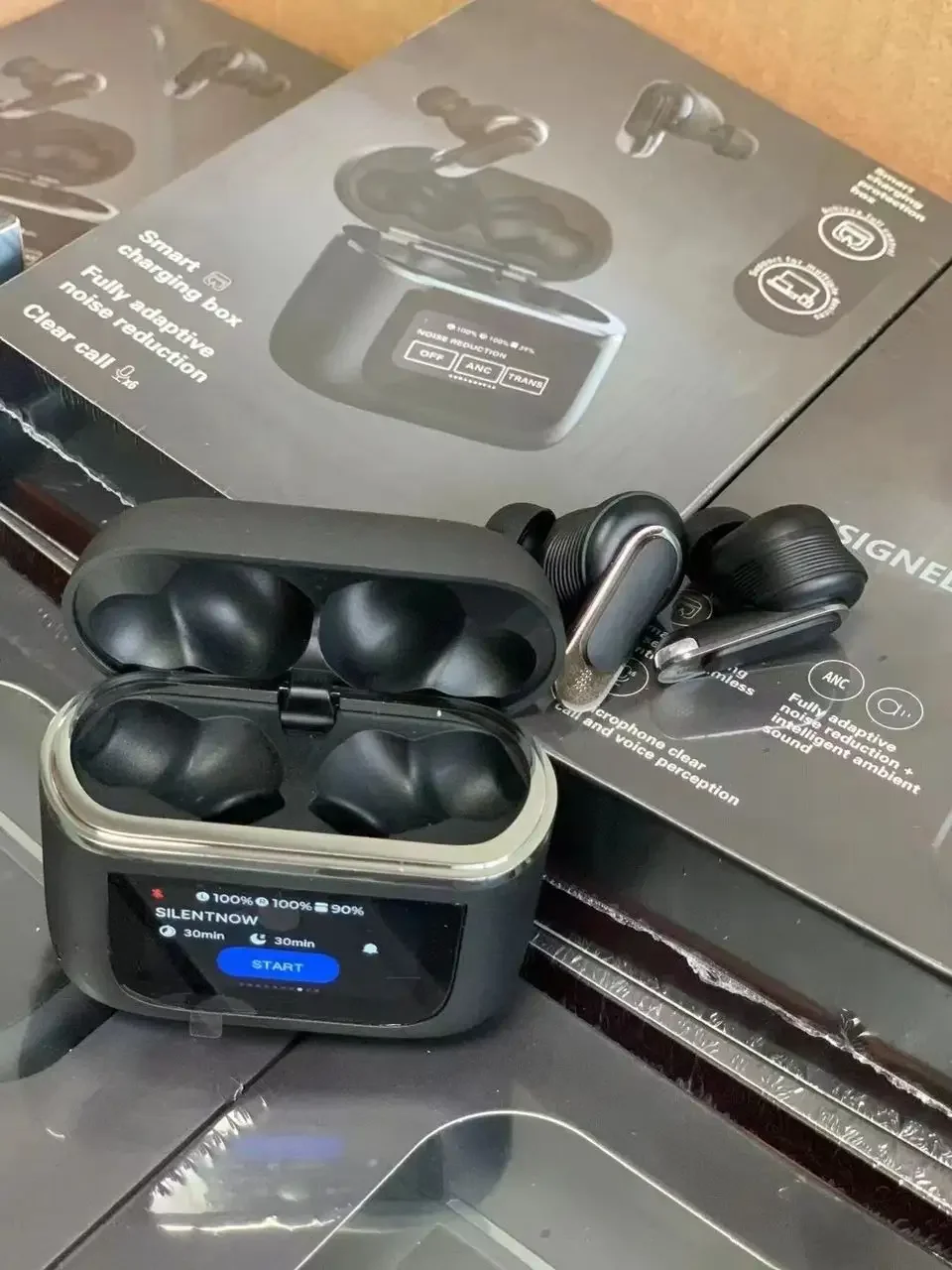 V8 Pro ENC TWS Earbuds - HIFI Sound & ANC Noise Reduction